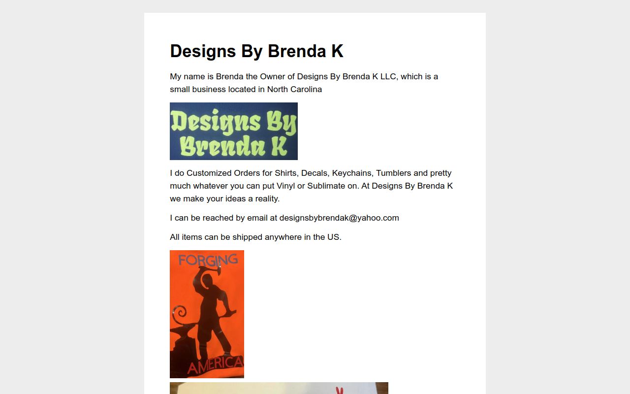 Designs By Brenda K
